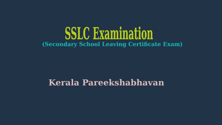 Kerala SSLC Time Table 2026: Exam Dates, Subject Wise Schedule P