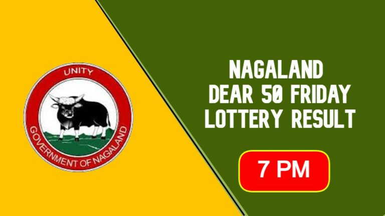 Nagaland Dear 50 Friday Lottery Result 20.12.2024 (5 PM),Dear 50